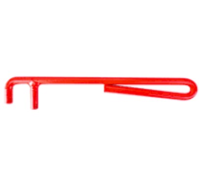 FIRE HYDRANT F-KEY- SIGNAL RED IN COLOUR MADE OF IRON , SHOULD HAVE ...
