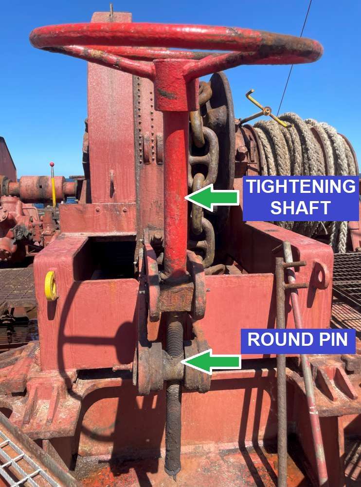 files anchor windlass winch breaking mechanism tightening shaft pdf