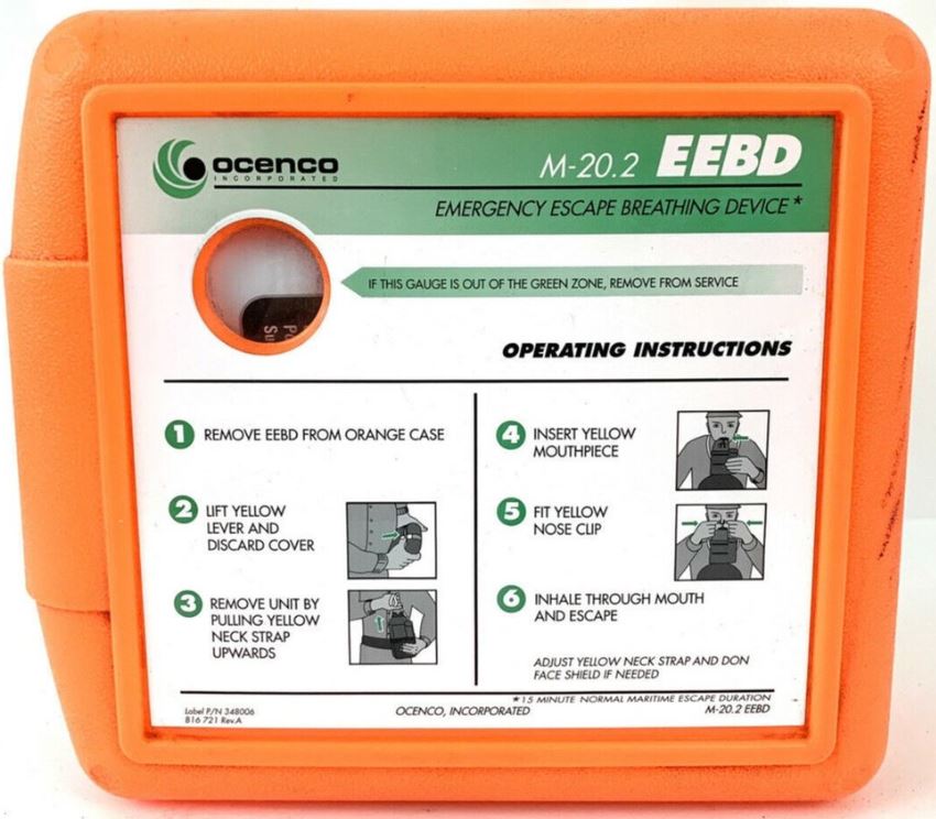 Ocenco M-20.2 compressed oxygen EEBD