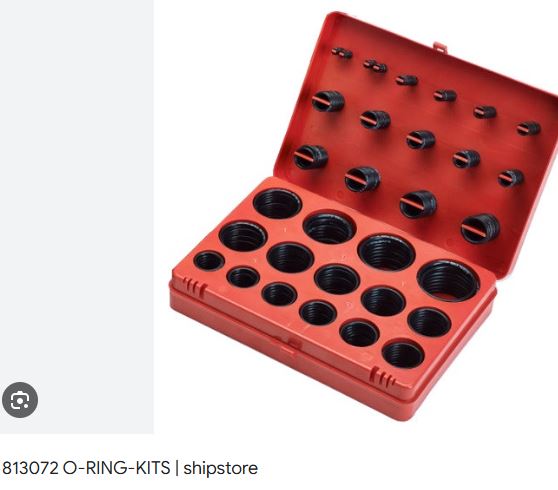 O-ring Kits - O-RING KIT 17SIZES/222PCS, IN ACRYL CASE